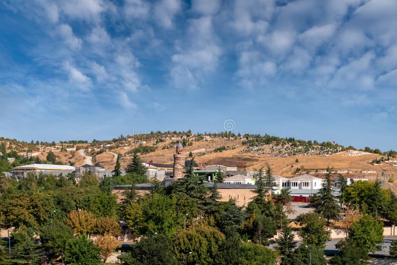 Panoramic City View of Elazig Stock Photo - Image of camii, center ...