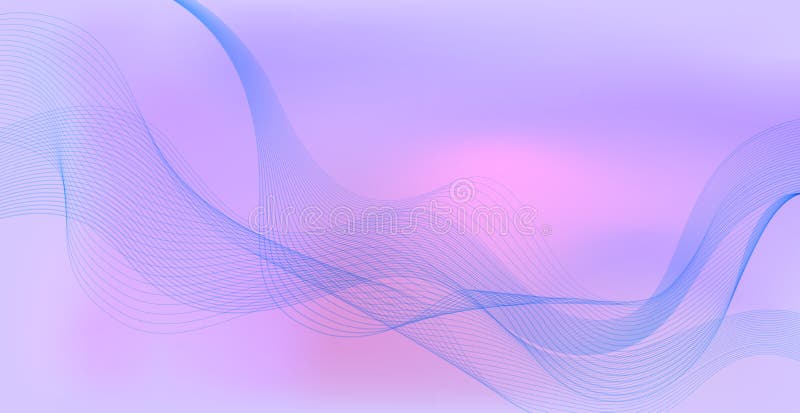 Panoramic Colorful Abstract Stylish Multi Background with Wavy Lines ...