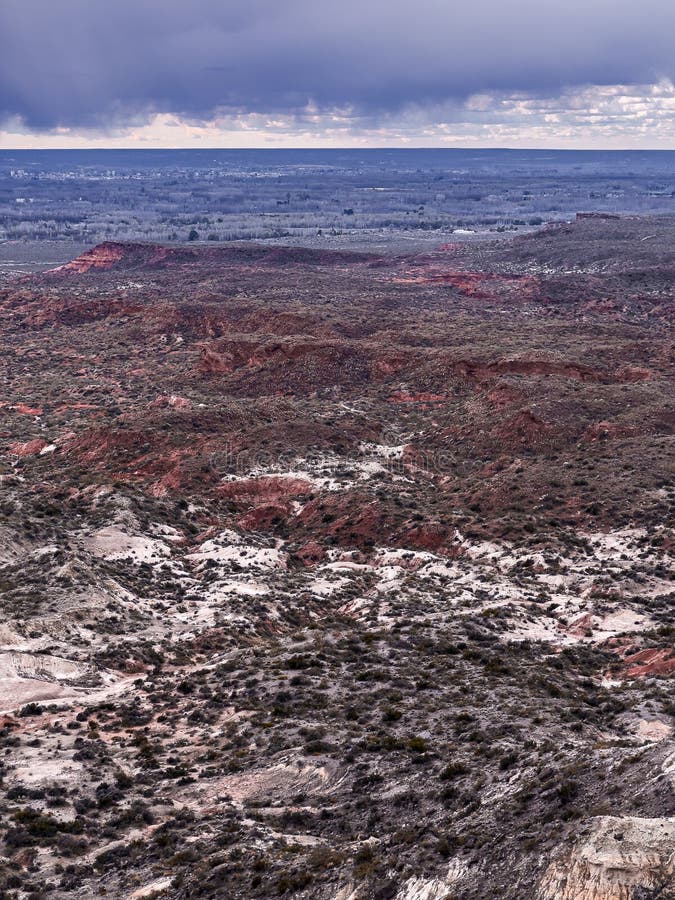 Panoramic Drone Aerial View of the Beautiful Valley of the Moon Stock ...
