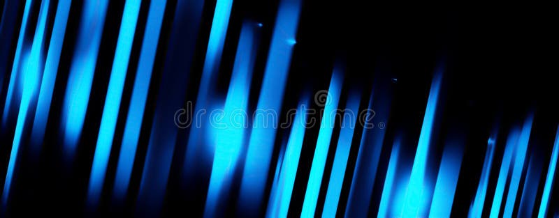 Panoramic Glowing Blurred Light Stripes in Motion Over on Abstract ...