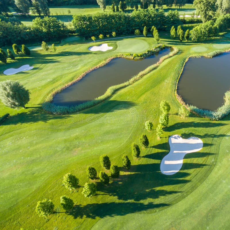 Panoramic of Golf Club stock photo. Image of aerial - 175644112