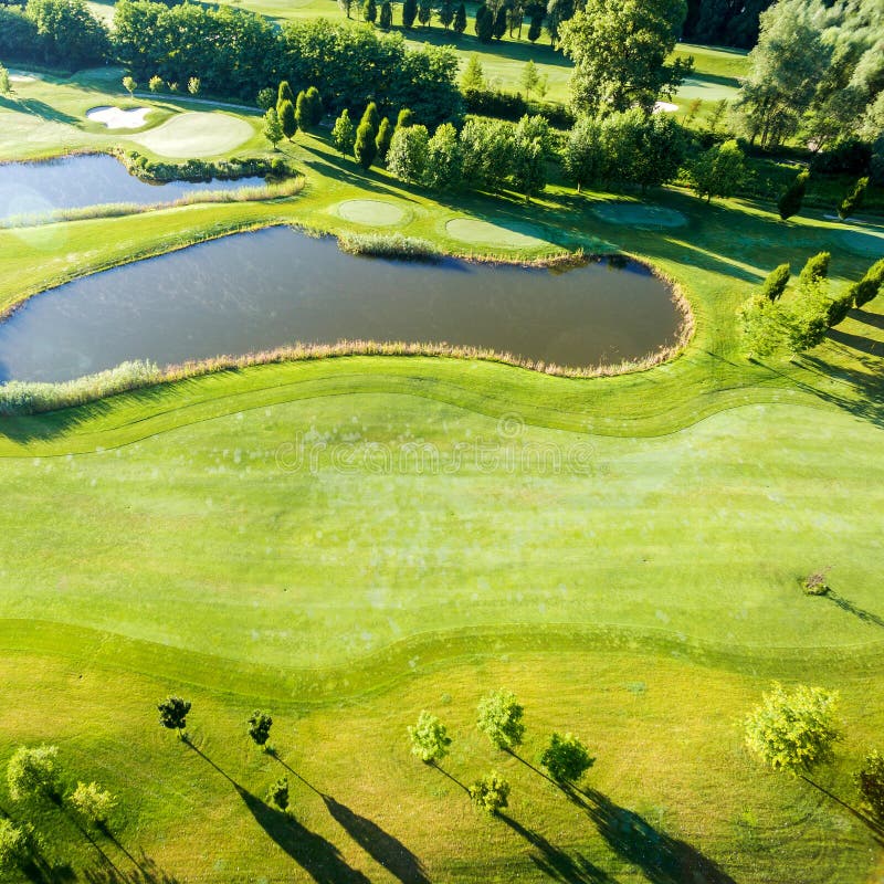 Panoramic of Golf Club stock image. Image of landscape - 175644861