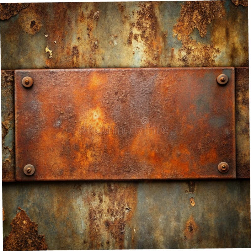 Panoramic Grunge Rusted Metal with Oxidized Texture Background Stock ...