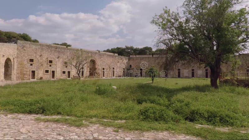 Tree Inside Medieval Castle Stock Footage - Video of castle, inside ...