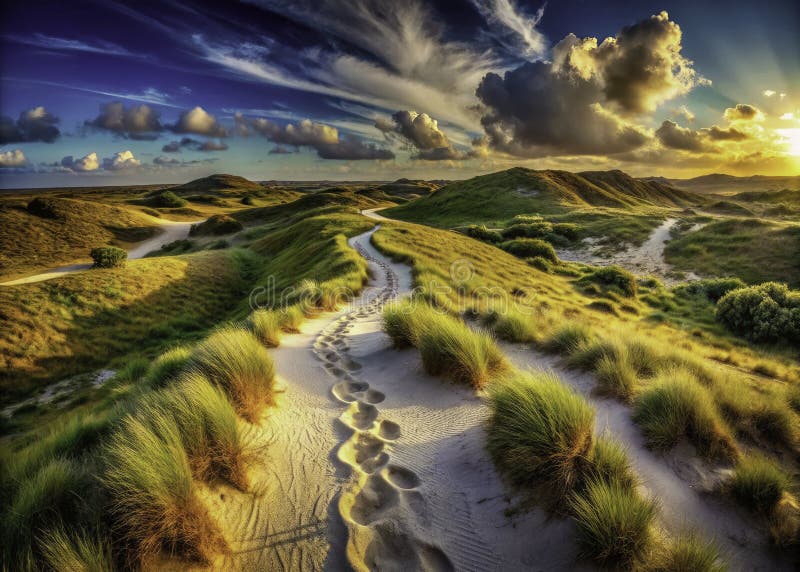 Panoramic Hiking Trail Footprints a Stunning Journey through Natures ...