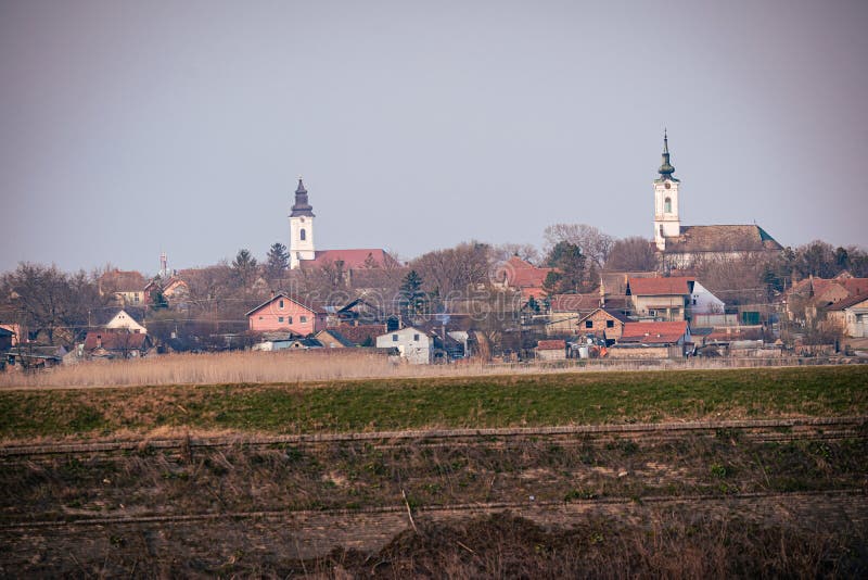 A Panoramic Image of Kovilj Stock Photo - Image of vojvodina, europe ...