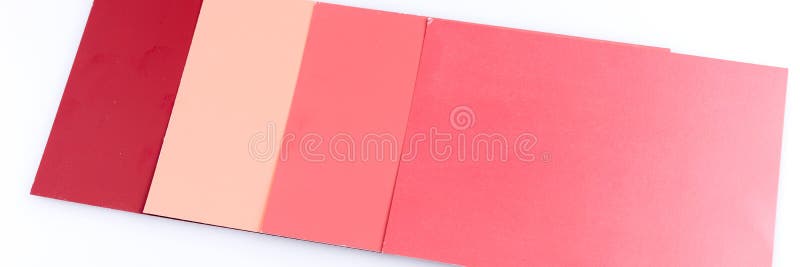 Panoramic Image. Separate Shades of the Red Colors Stock Photo - Image ...