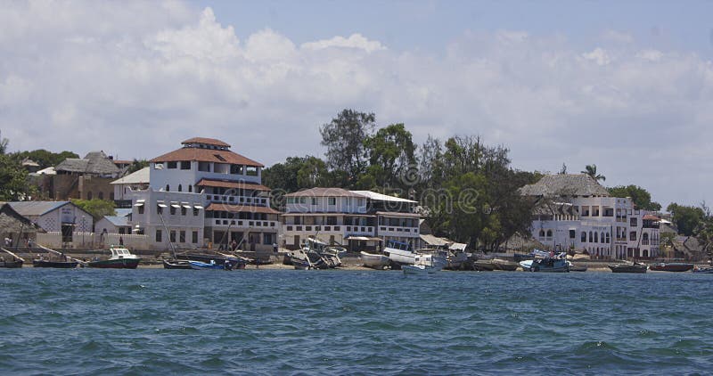 Panoramic of Lamu Island, Kenya Stock Photo - Image of indian, lamu ...