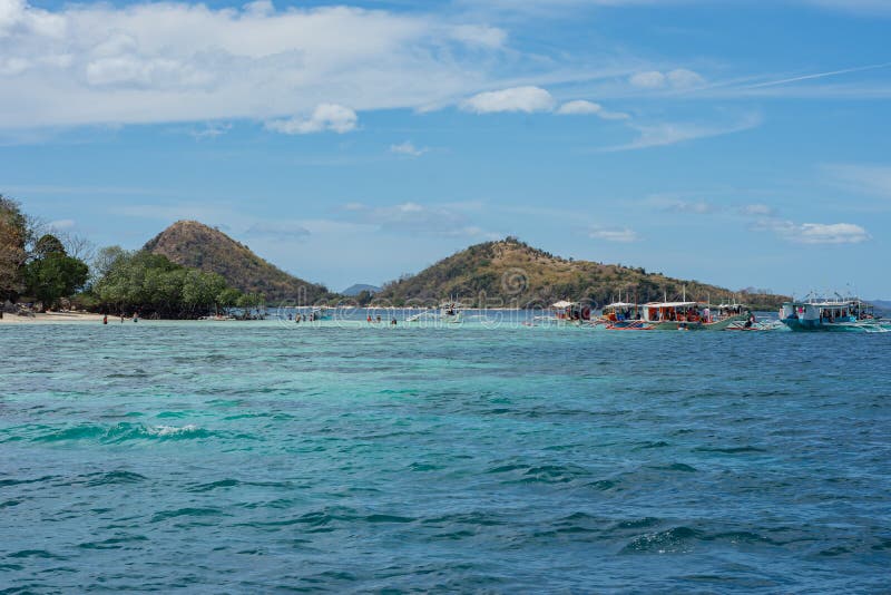 PANORAMIC LANDSCAPE, BEACH VIEW from PHILIPPINES, PALAWAN, 2019 Stock ...