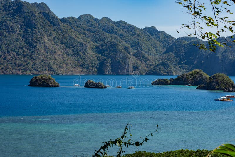 PANORAMIC LANDSCAPE, BEACH VIEW from PHILIPPINES, PALAWAN, 2019 Stock ...