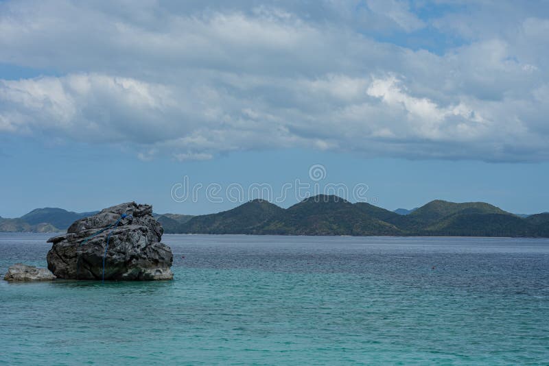 Panoramic Landscape, Beach View from Philippines, Palawan, 2019 Stock ...