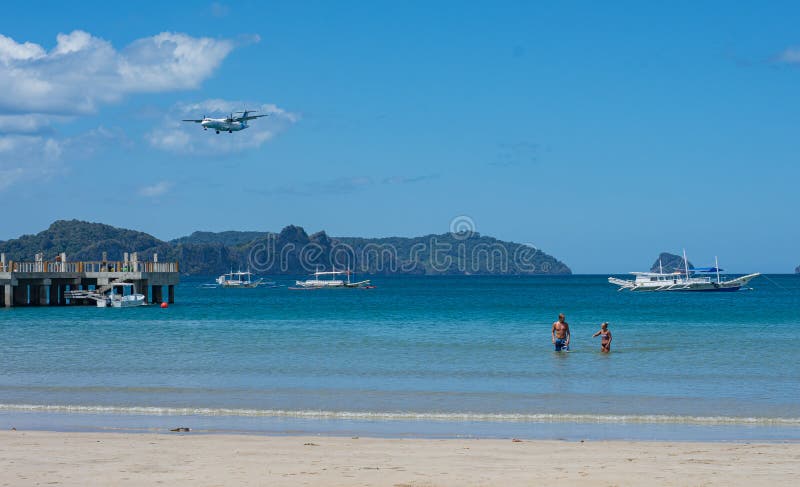 PANORAMIC LANDSCAPE, BEACH VIEW from PHILIPPINES, PALAWAN, 2019 ...