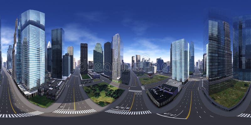 Panoramic Landscape, HDRI, Environment Map Stock Illustration ...