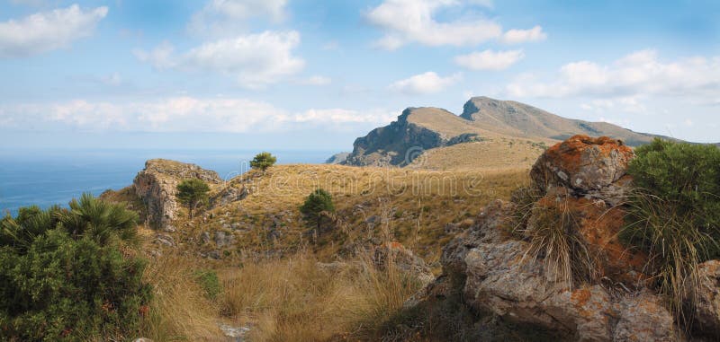 Panoramic Landscape on Majorca Stock Photo - Image of majorca, spain ...