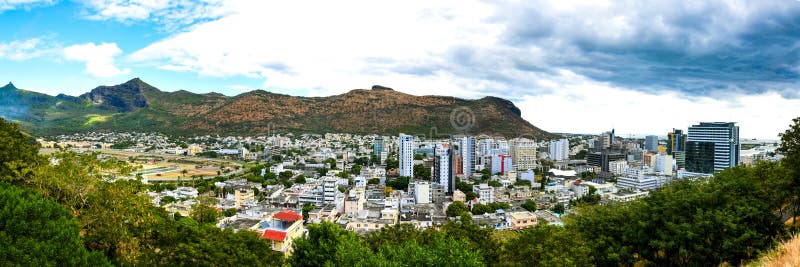Landscape of Port Louis in Mauritius Island Editorial Photo - Image of ...