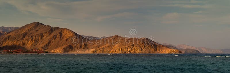 Panoramic Landscape of Taba with Mountain Ranges and Beautiful Cloudy ...