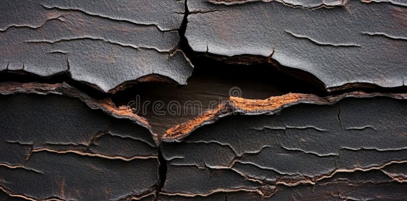 Panoramic Leather Black Frayed Edges Cutout Design Stock Photos - Free ...