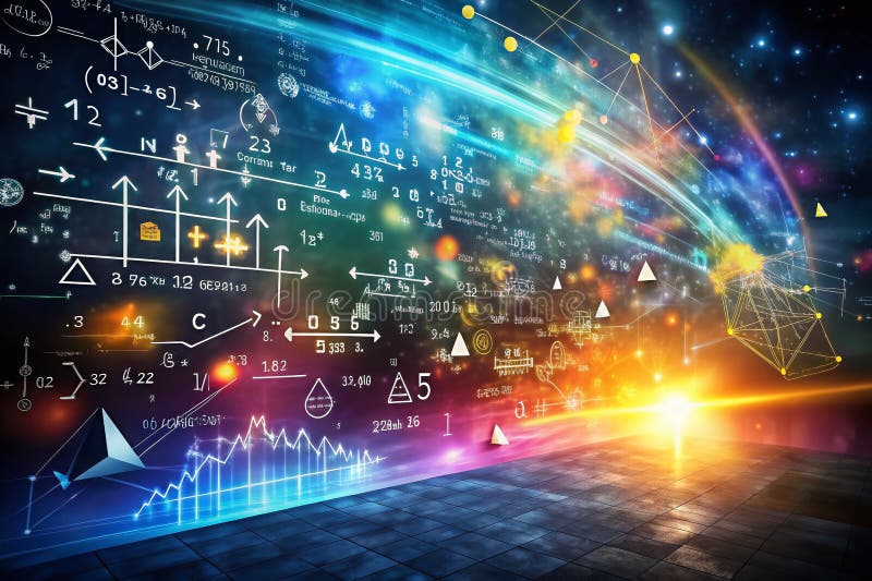 Panoramic Mathematical Formulas Backgrounds Inspiring Visuals for ...