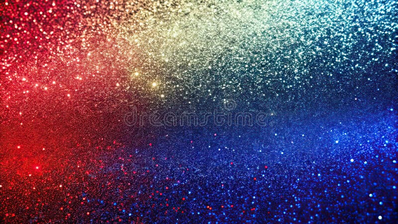 Panoramic Memorial Day Metallic Gradient Glitter Texture a Vibrant ...