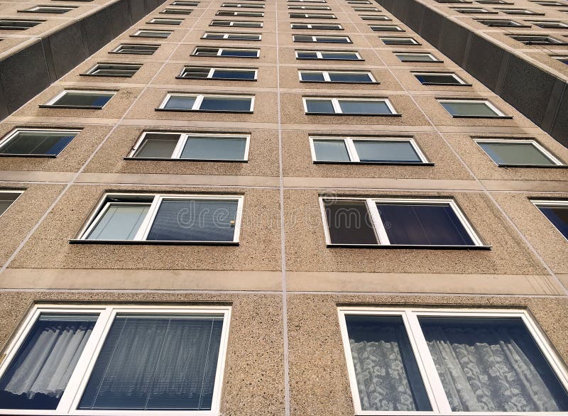 Panoramic and Perspective Wide Angle View To High-floor Building Stock ...