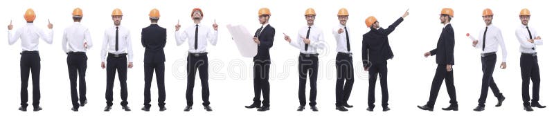 Collage with Engineer on a Construction Site with Cranes Stock Photo ...