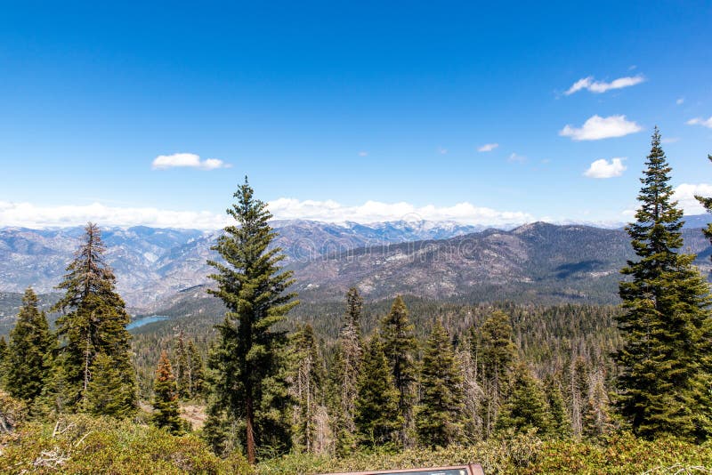 Panoramic Point Overlook - Kings Canyon Park, California Stock Photo ...