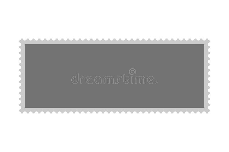 Panoramic Postage Stamp Border Vector Stock Vector - Illustration of ...