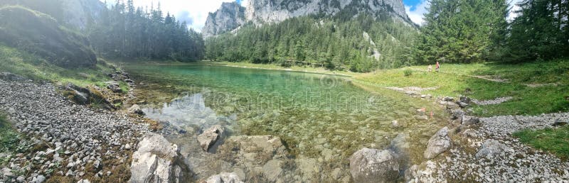 Panoramic of the Reflection of a Mountain and Its Surrounding ...