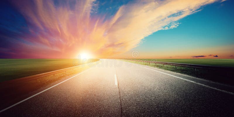 208,636 Road Sunrise Stock Photos - Free & Royalty-Free Stock Photos ...