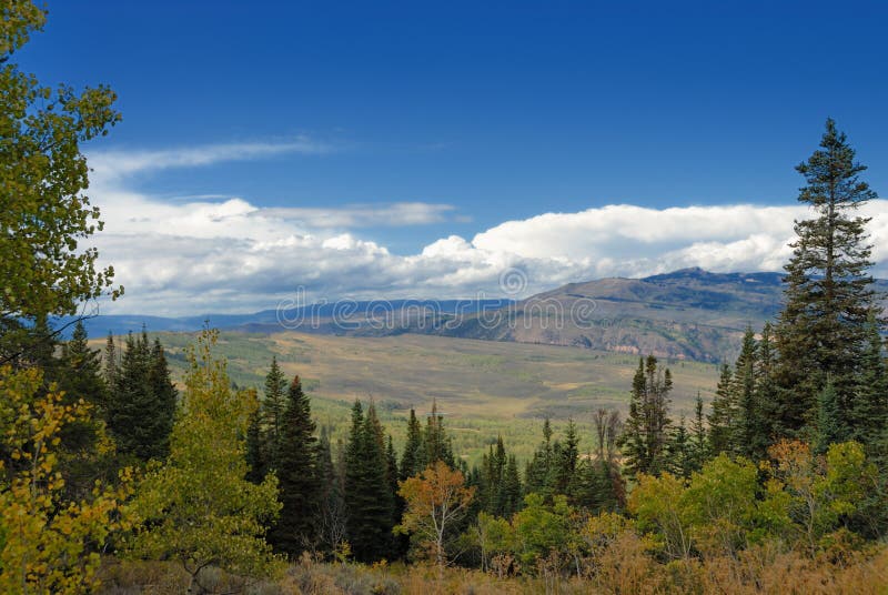 Panoramic Scenery in Colorado Stock Photo - Image of distant, scenic ...
