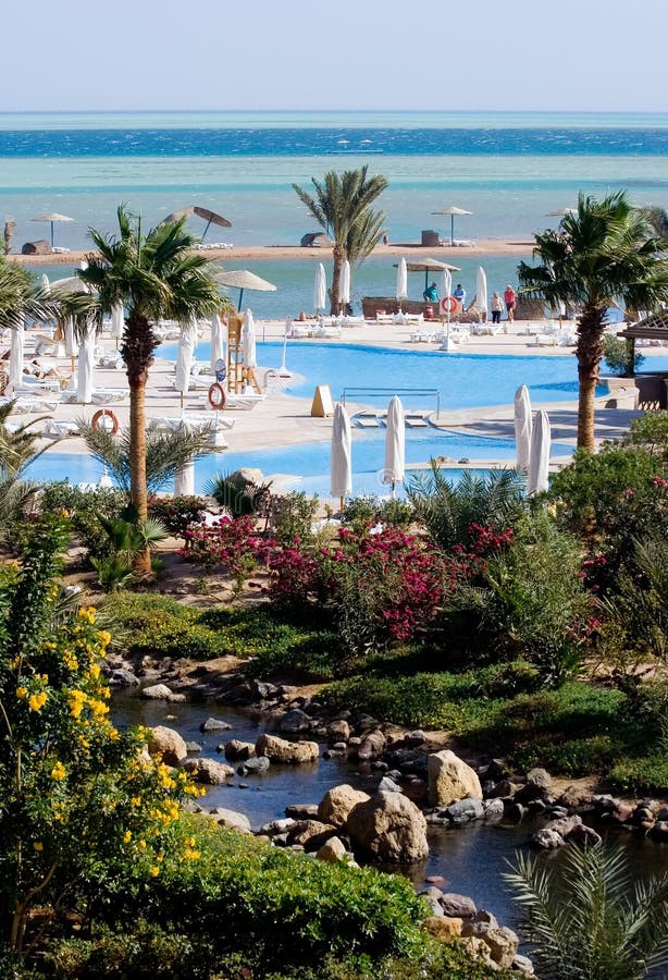 Panoramic Sea View Over Lagoon Stock Photo - Image of climate, idyllic ...