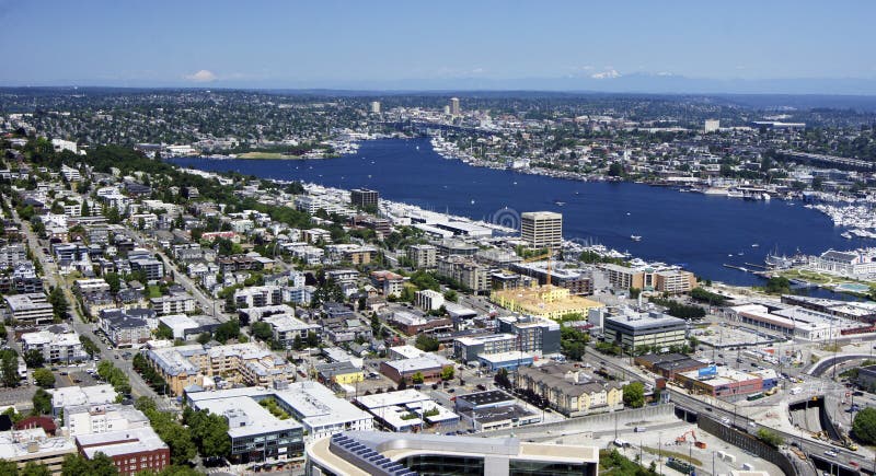 Panoramic of Seattle, Washington State, United States Stock Image ...