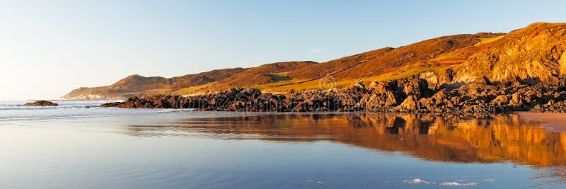 Combesgate Beach Devon stock photo. Image of destinations - 29758072