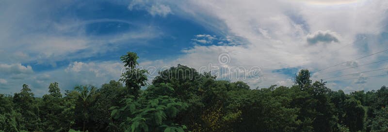 Panoramic shot of sky stock image. Image of panoramic - 163338177