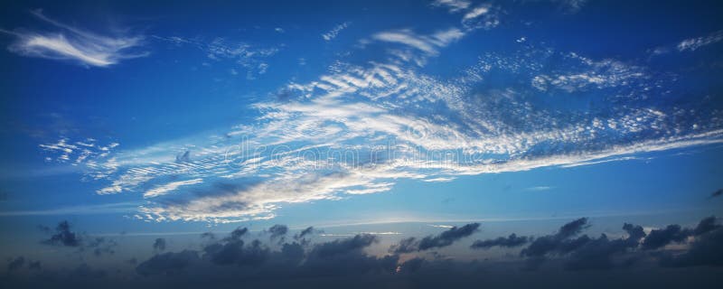 Panoramic sky stock photo. Image of background, cloud - 19982268