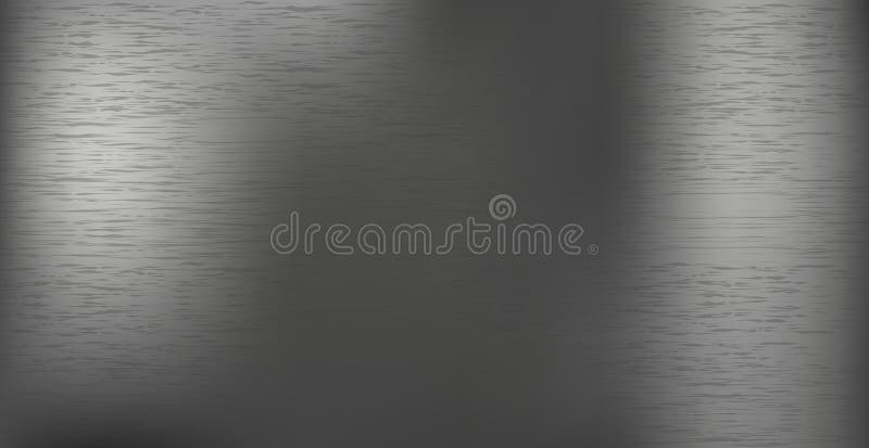 Panoramic Steel Background Metal Texture with Highlights - Vector Stock ...