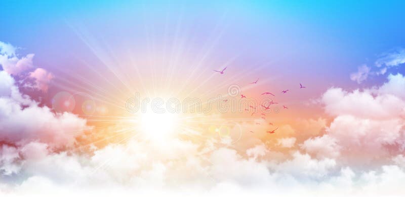 Panoramic sunrise stock photo. Image of glory, daylight - 50017652