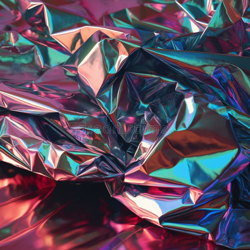 Panoramic Texture Background Image of Shiny Metallic, Abstract ...