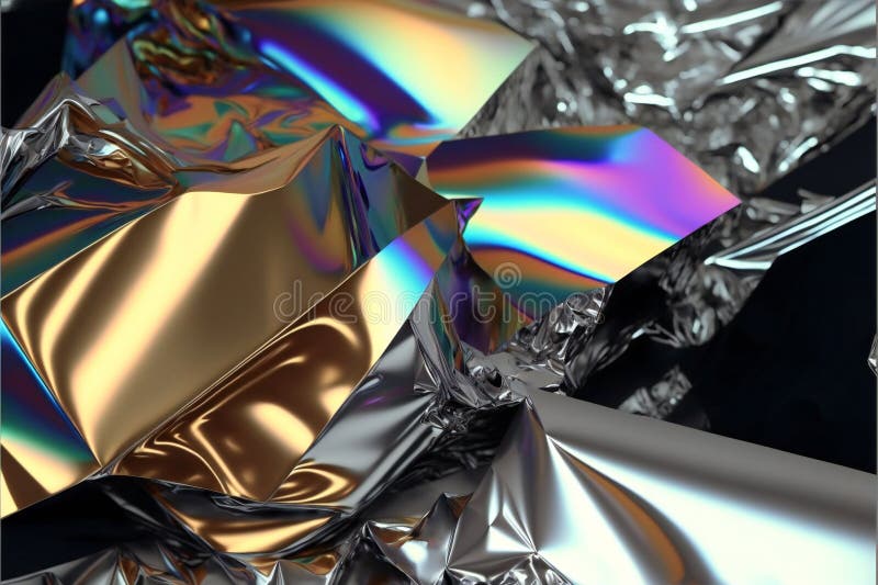 Panoramic Texture Image of Shiny Metallic, Abstract, Textures Stock ...