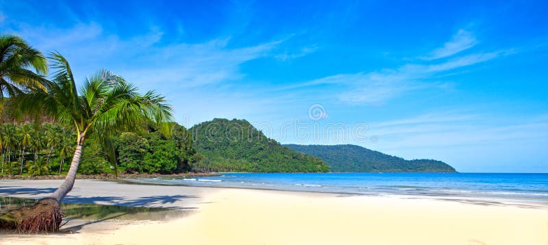 Sakom beach. stock image. Image of blue, sand, holiday - 53256239