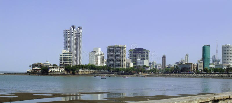 Panoramic Urban View of Bombay, India Stock Photo - Image of asian ...