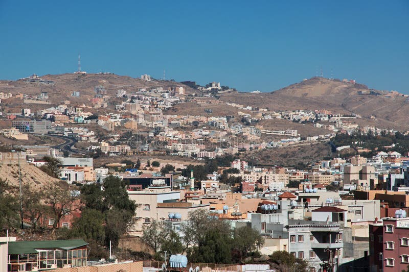 The Panoramic View of Abha City, Saudi Arabia Stock Photo - Image of ...