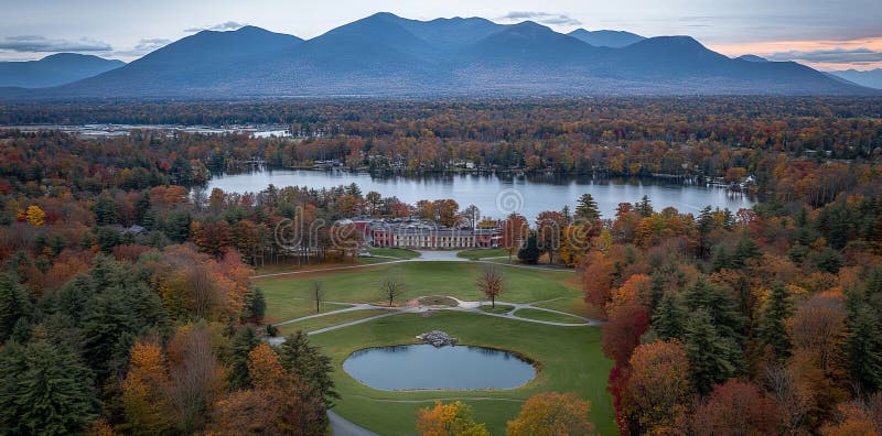 Panoramic View from Above of Cornfields with a Mature Golden Harvest ...