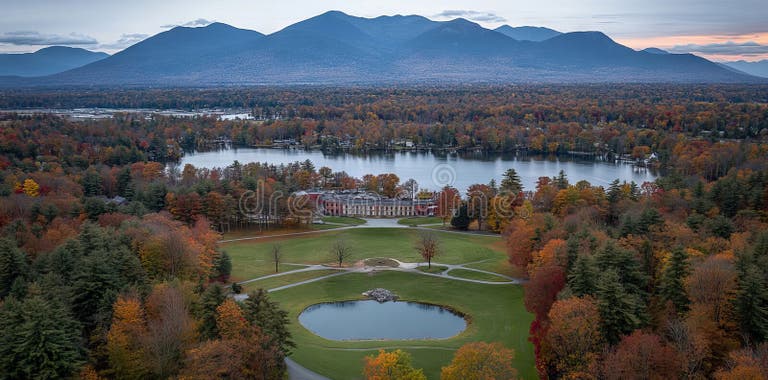 Panoramic View from Above of Cornfields with a Mature Golden Harvest ...