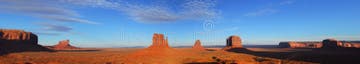 Panoramic View of Artist Point at Monument Valley Stock Photo - Image ...