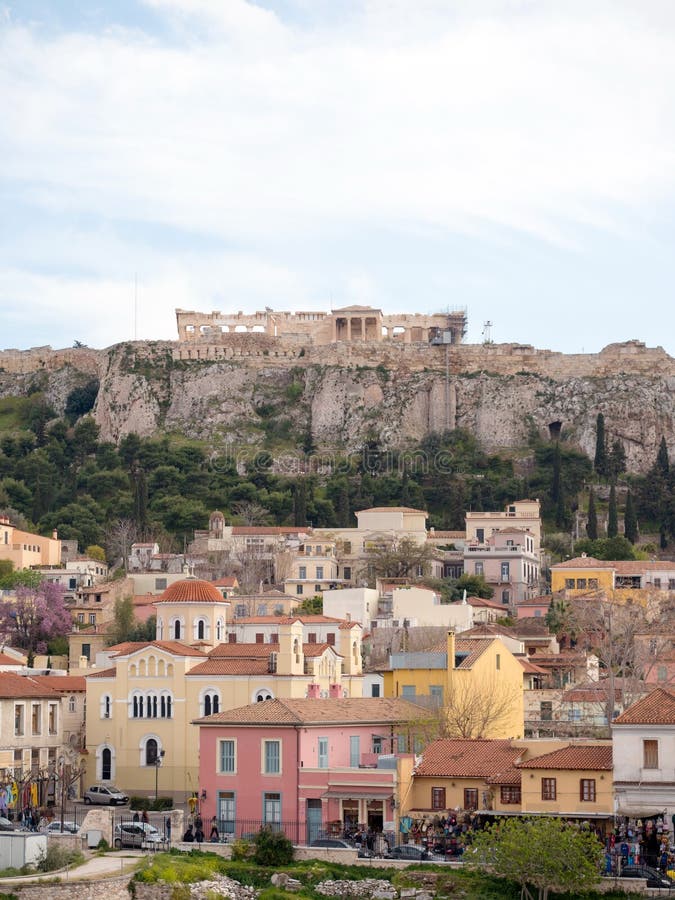 Panoramic View of Athens City with Acropolis Editorial Photo - Image of ...