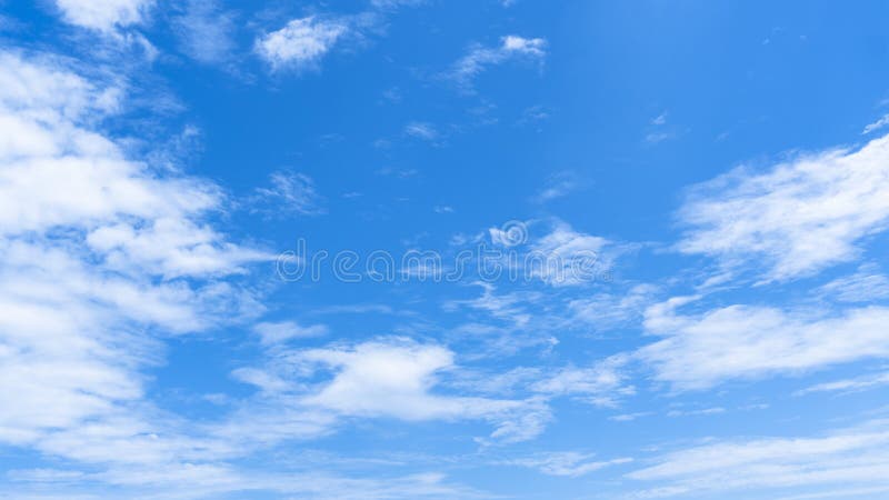 Beautiful Expanse of Clouds in the Blue Sky Stock Image - Image of dusk ...