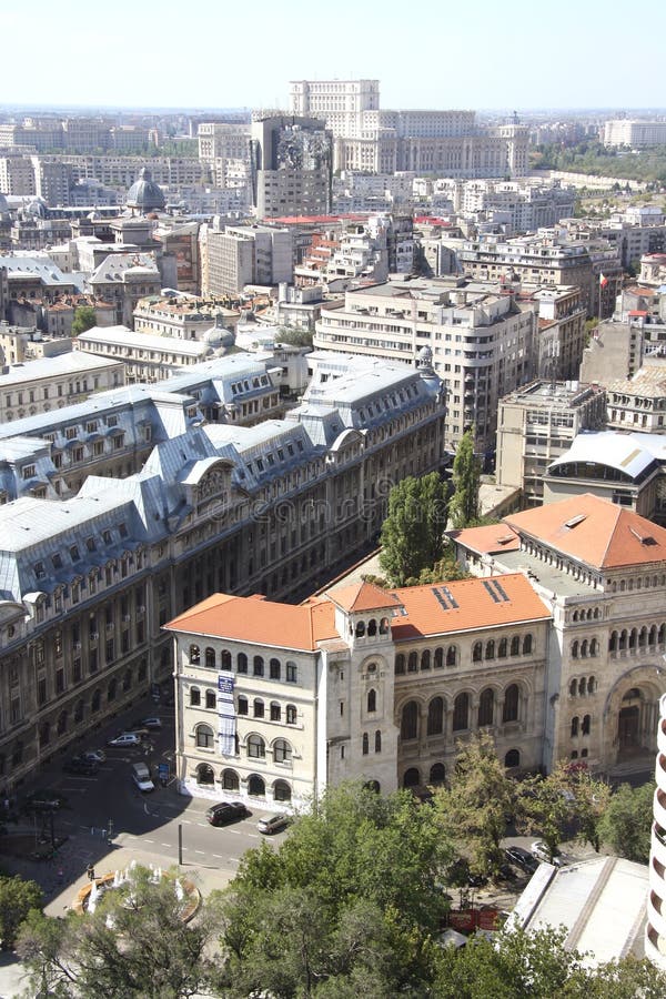 Panoramic View of Bucharest (Romania) Editorial Stock Image - Image of ...