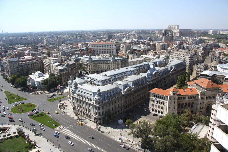 Panoramic View of Bucharest (Romania) Editorial Stock Image - Image of ...