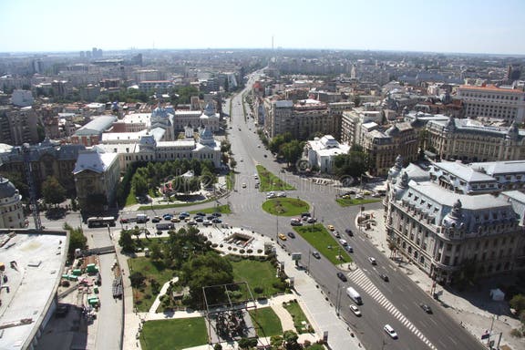 Panoramic View of Bucharest (Romania) Editorial Stock Photo - Image of ...